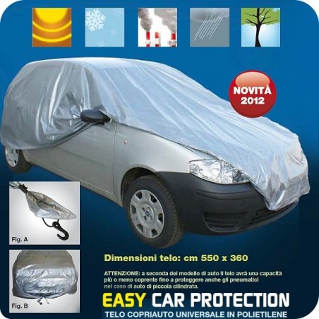 Telo copriauto universale Easy Car in Polietilene | Autoricambi Emmedue ...